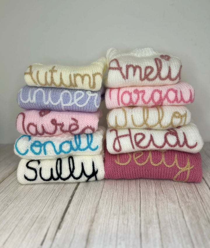 Name Knits - Personalised Baby Cardigans, Blankets and Hats