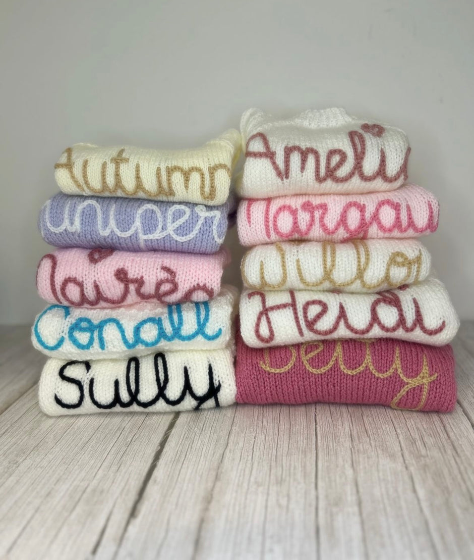 Name Knits - Personalised Baby Cardigans, Blankets and Hats